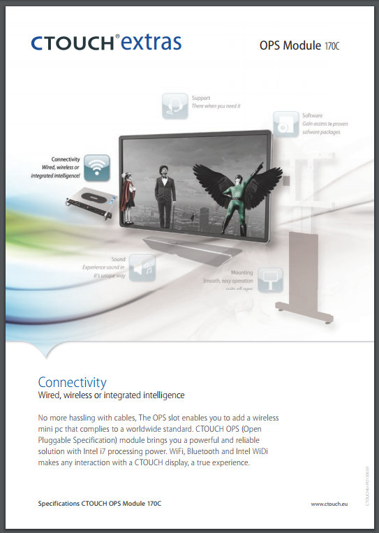 OPS Module 170C Specification Sheets – CTOUCH Support