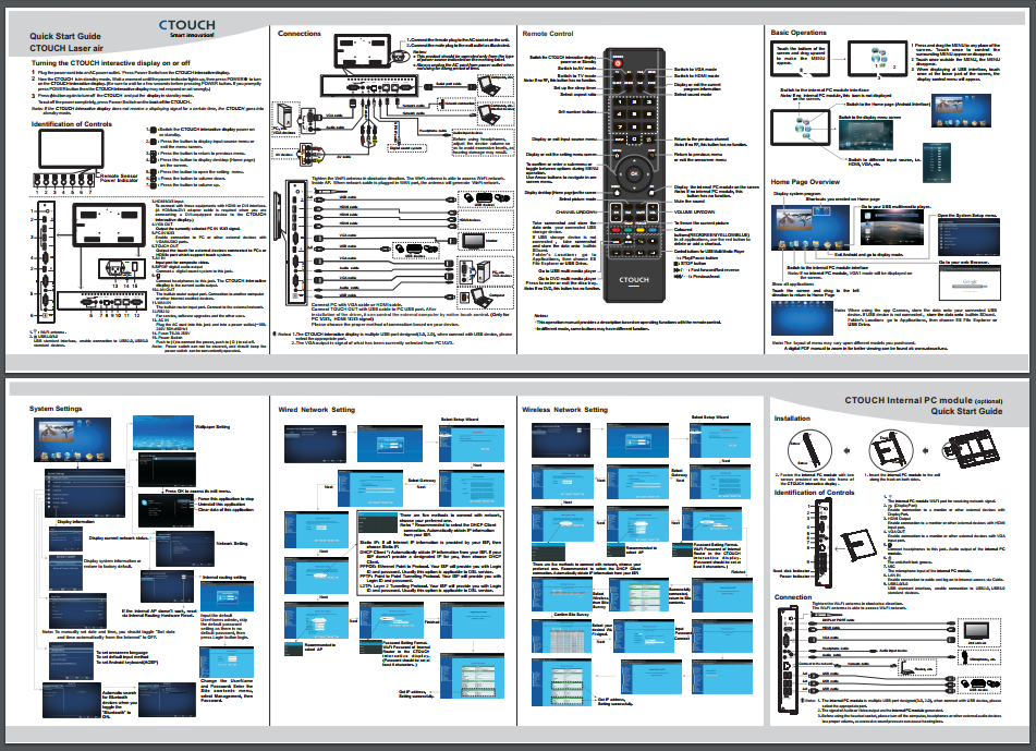 Quick Start Guide – CTOUCH Support